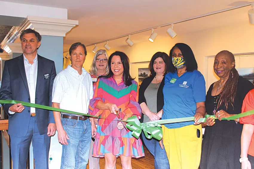 Ribbon cut at Turnrow Art Co. | The Greenwood Commonwealth